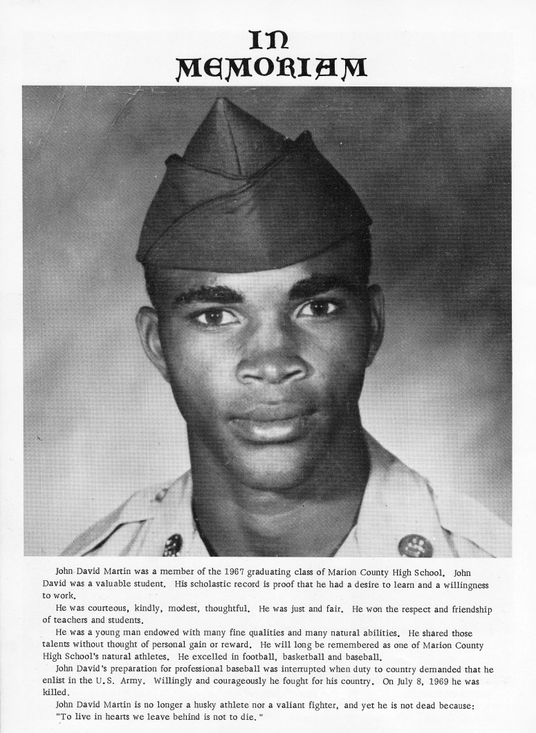 East Tennessee Veterans Memorial Association — Martin, John D.