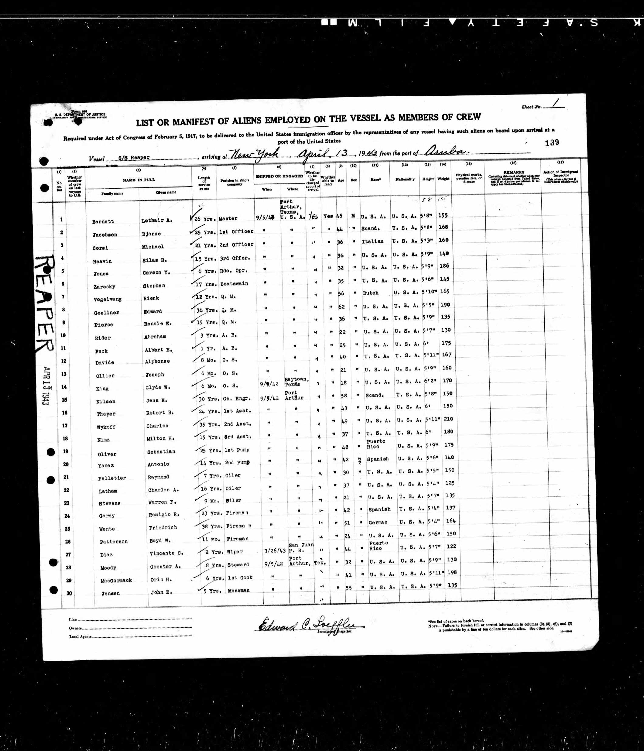 East Tennessee Veterans Memorial Association — Patterson, Boyd Walter